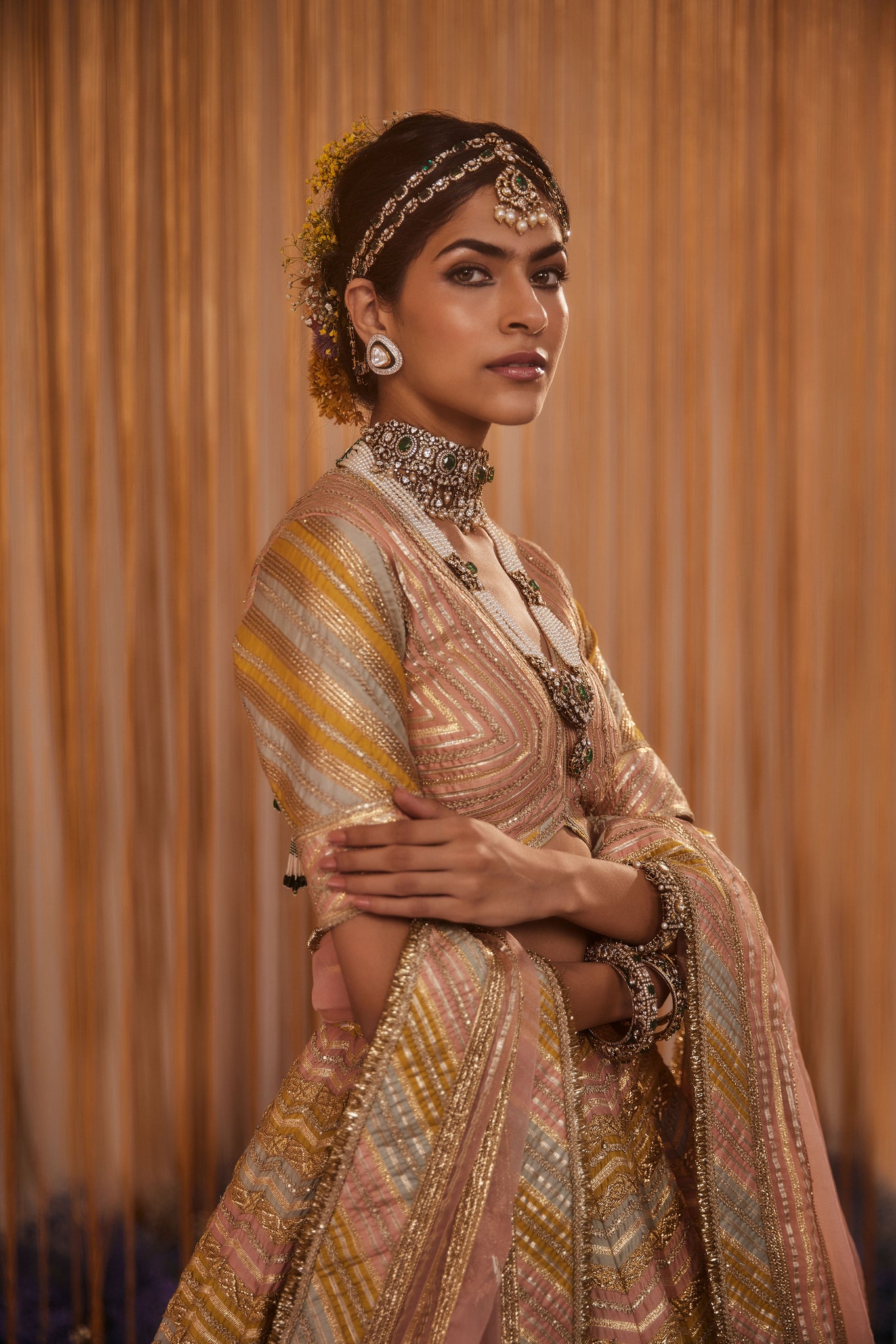 Sitara Lehenga with Blouse and Dupatta – Simar Dugal